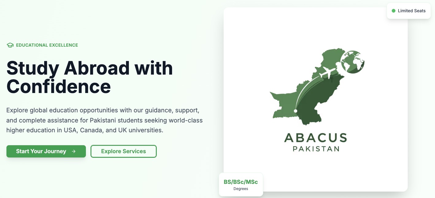 Abacus Pakistan - Study Abroad Consultancy | USA, Canada, UK Universities